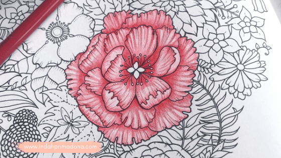Teknik Mewarnai Bunga untuk Coloring Book | Blogger Perempuan Network