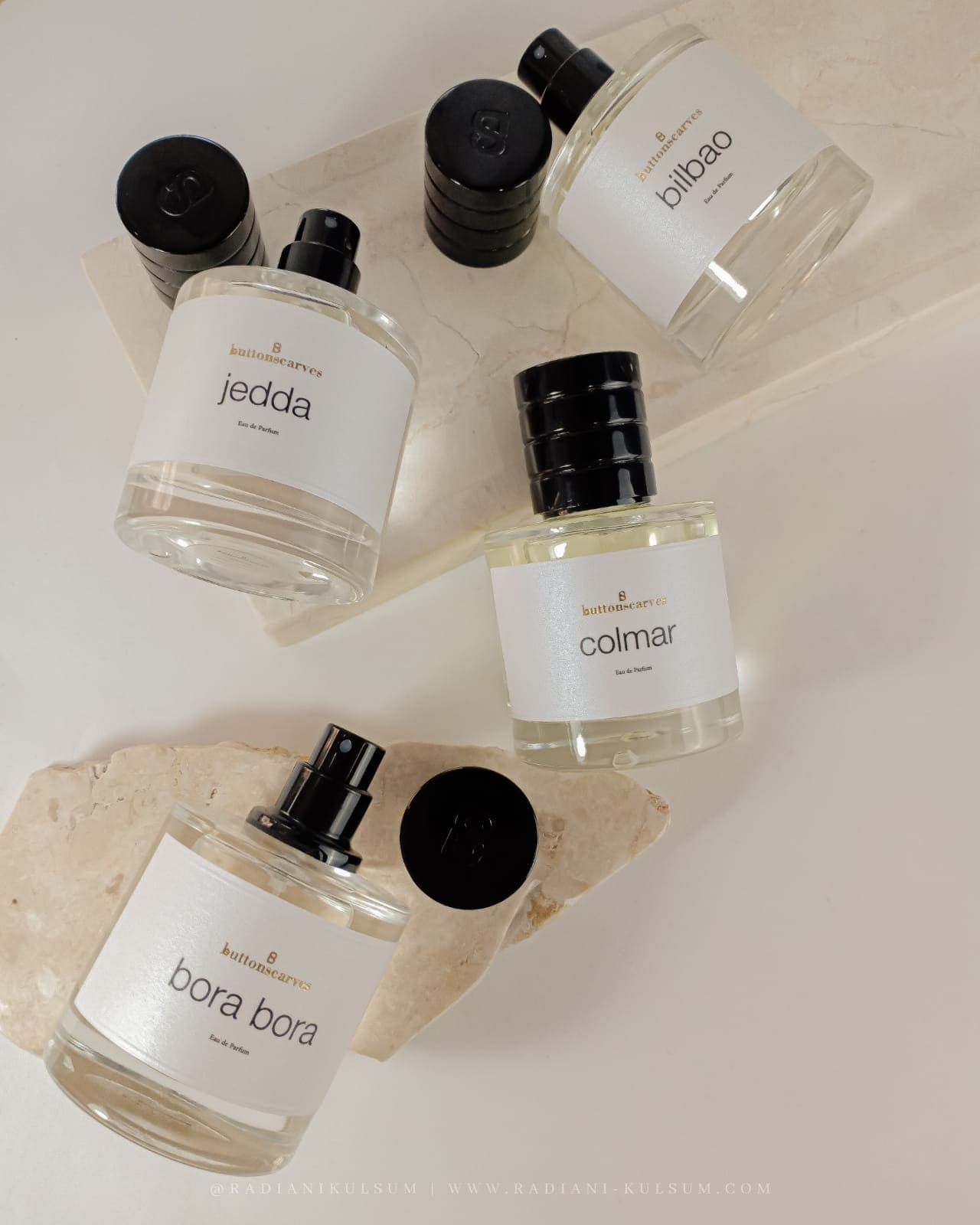 Buttonscarves Eau De Parfum, Parfum Luxury Wanita Elegan dengan Aroma ...