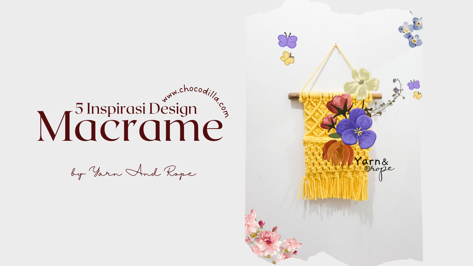 5 Rekomendasi Design Macrame Serbaguna, Tak Hanya Sekedar Hiasan ...