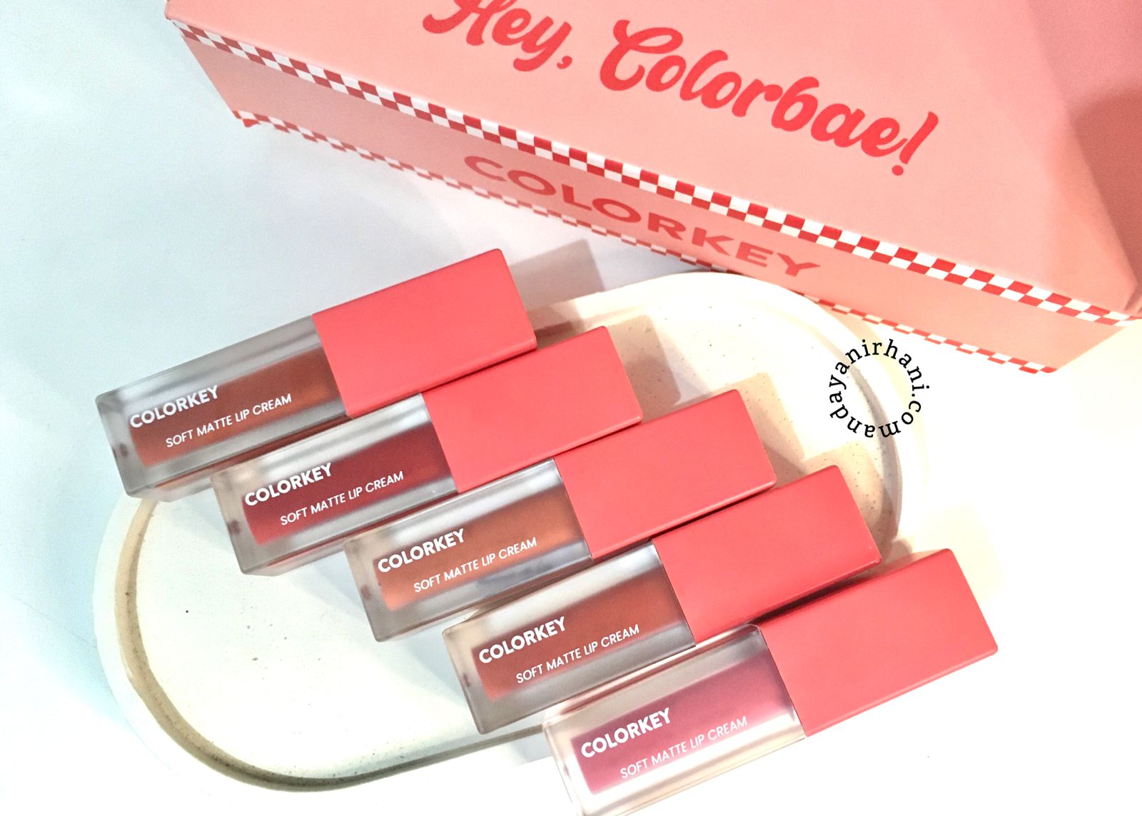 Review and Swatch Colorkey Soft Matte Lip Cream Transferproof | Blogger ...
