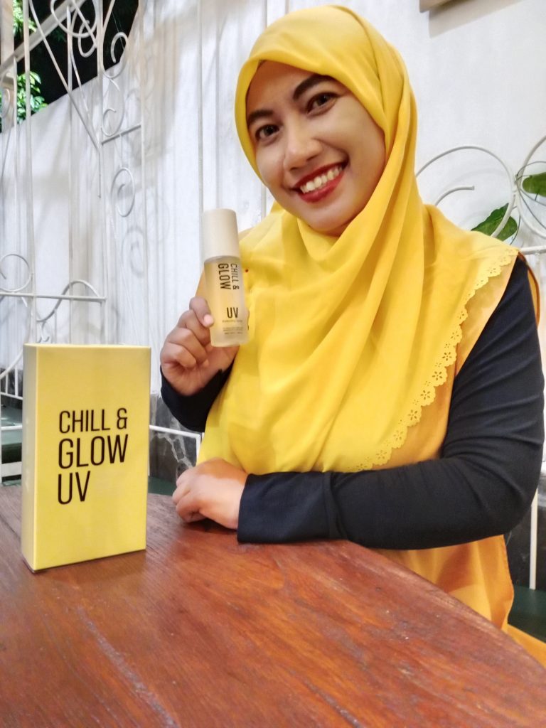 Tampil Cantik Berseri di Hari yang Fitri bersama eBright Skin Chill & Glow UV Protection ...
