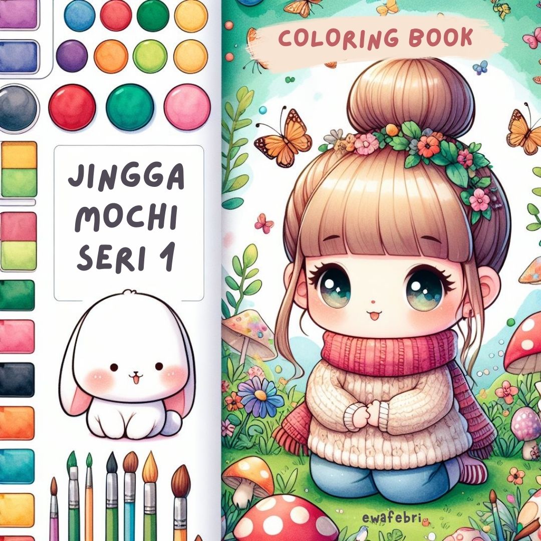 COLORING BOOK : JINGGA MOCHI 1 | Blogger Perempuan Network